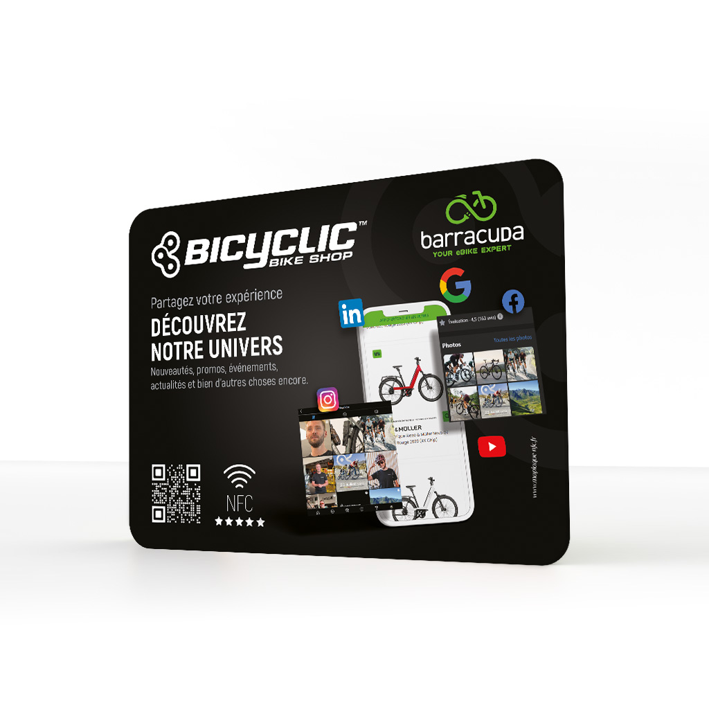 Plaque NFC PRO tout-en-un personnalisée - XpressPrint